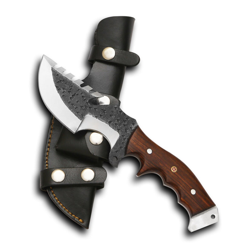 Trackers Knife – Handmade Damascus Steel Blade – KBS Knives Store