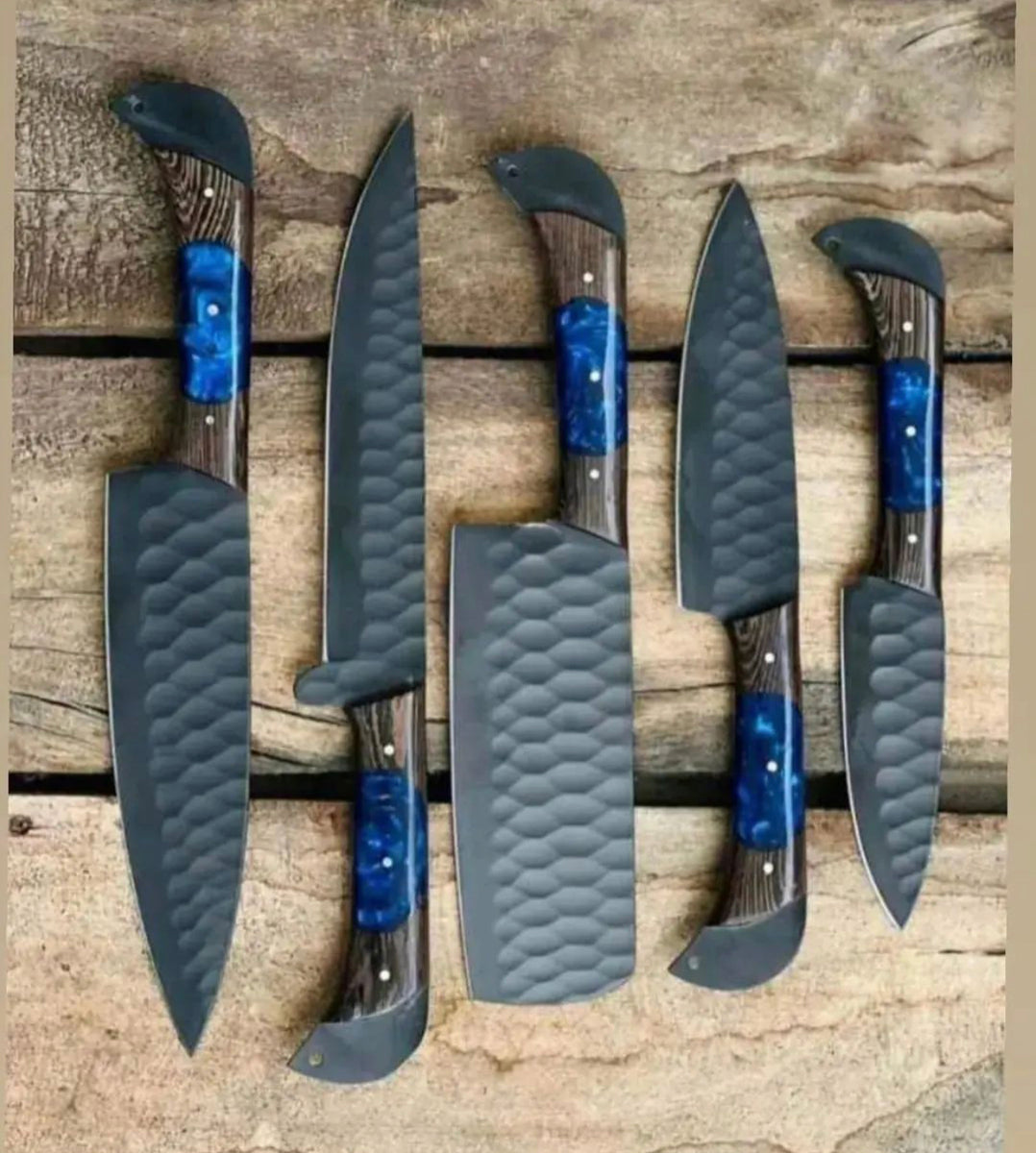Custom Handmade D2 Forged Steel Kitchen Knives Set – KBS Knives Store